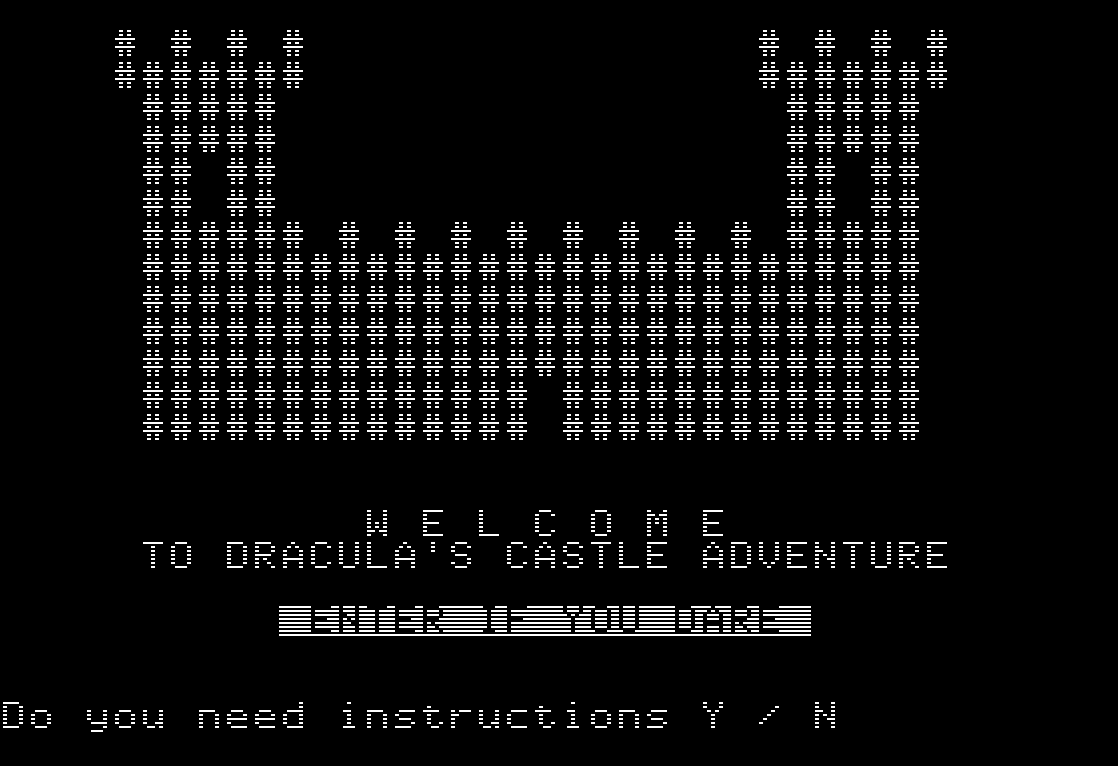 Vampire Castle – Retroprogrammez